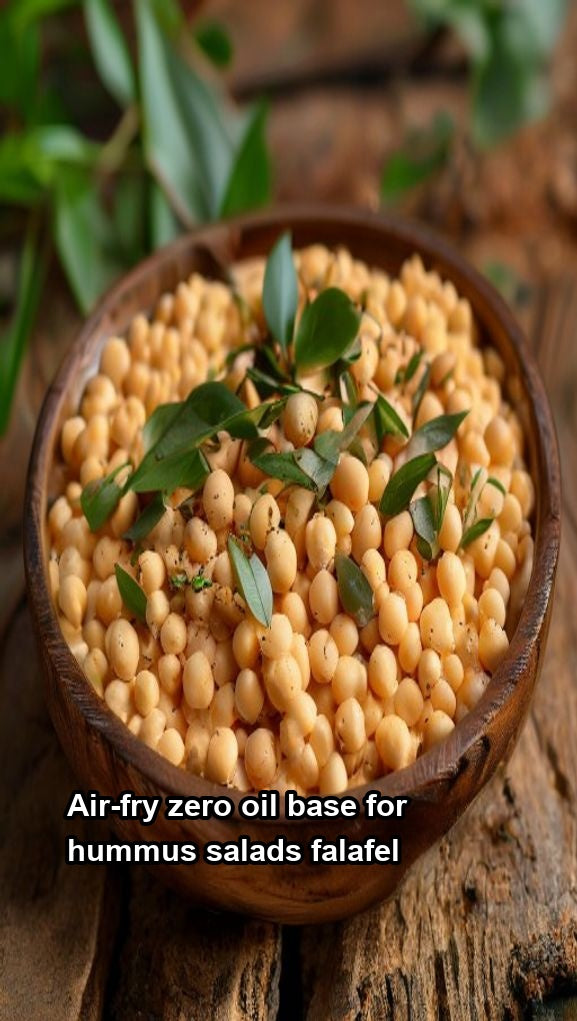 Sprouted chickpeas for plant meals - Air-fry zero oil base for hummus ...