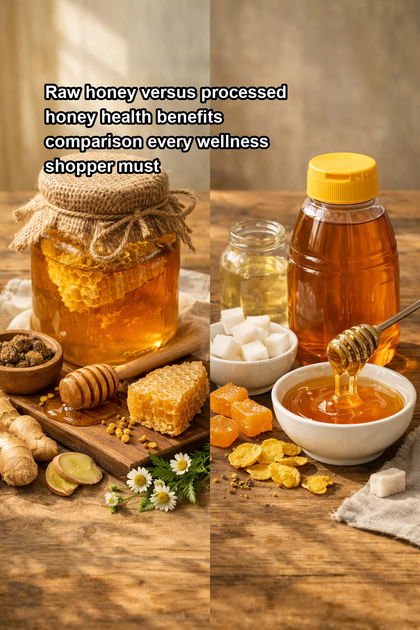 Raw honey versus processed honey health benefits comparison every ...