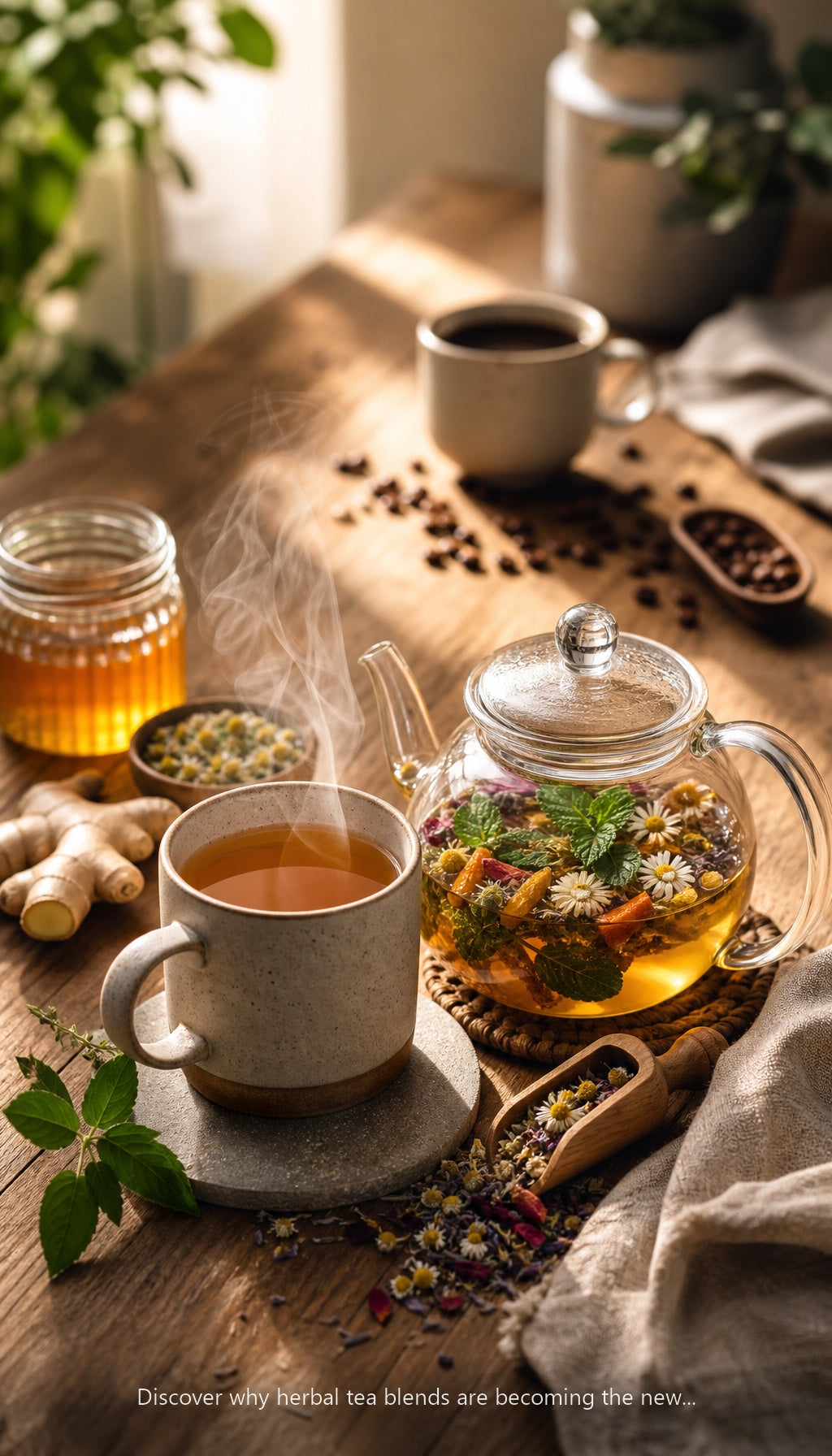 Discover why herbal tea blends are becoming the new coffee replacement