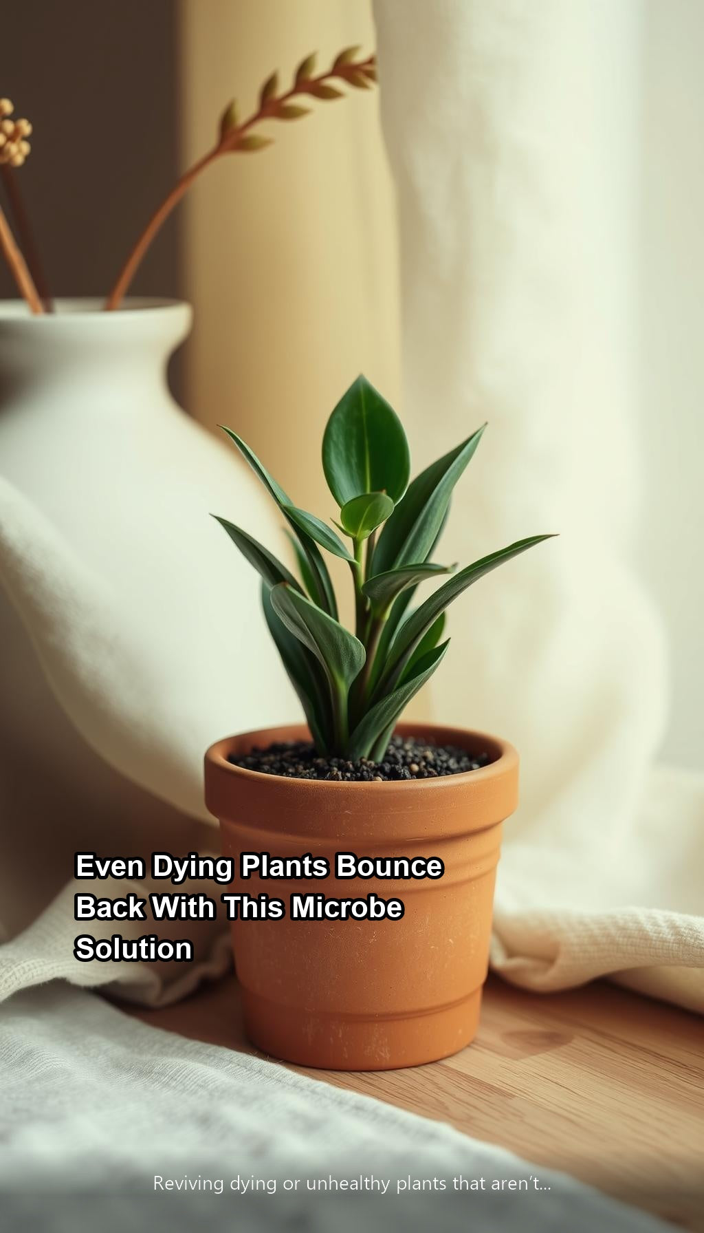 Microbe Solution to Revive Dying Plants Fast