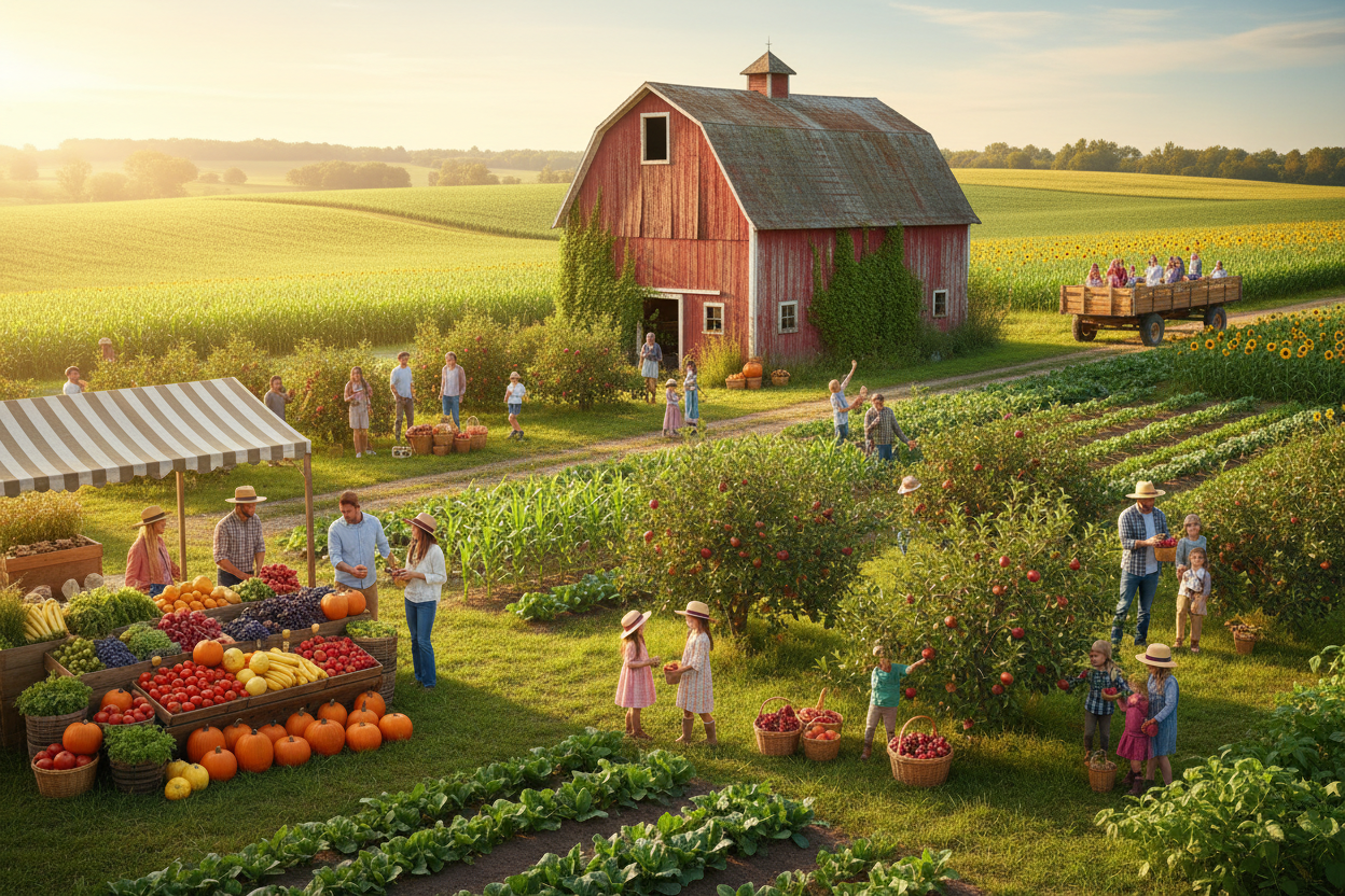 Agritourism Adventures: Exploring Farm-Based Tourism and Its Benefits