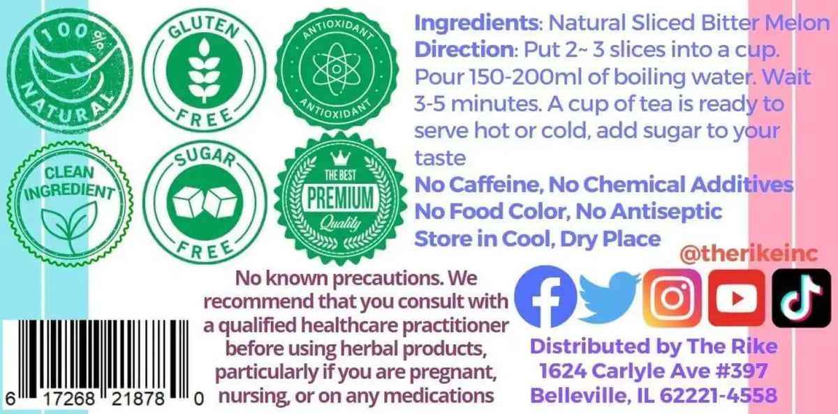 Dehydrated Bitter Melon Tea Bitter Gourd Tea | Trà Khổ Qua | Karela Tea ...
