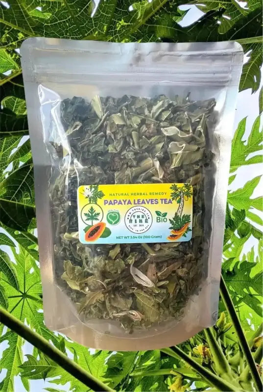 Dried Papaya Leaf Tea Pawpaw Leaves Herbal Tea loose tea Ceylon 100-gram