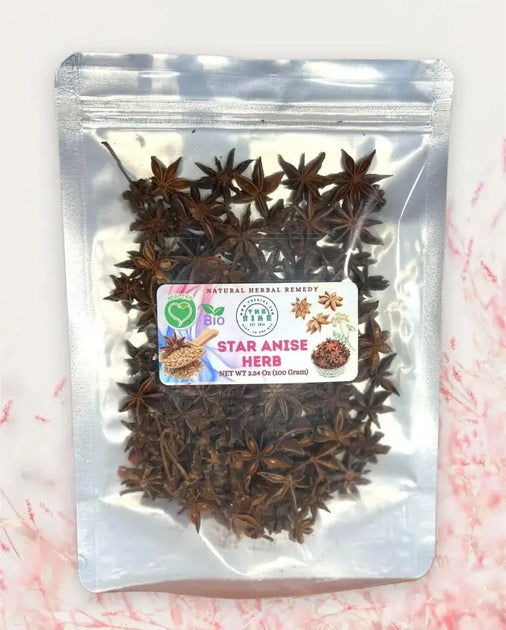 2 pack x 100 gram Star Anise spice (Hoa Hoi) Whole pods Pimpinella ...